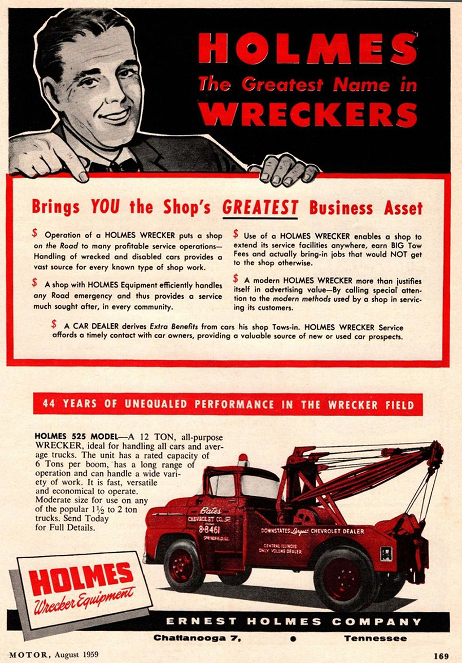 HOLMESWRECKERS.COM – The History of Holmes Wreckers
