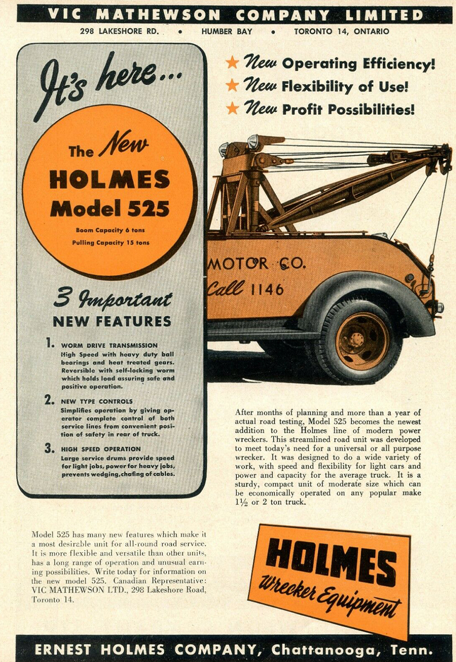 HOLMESWRECKERS.COM – The History of Holmes Wreckers